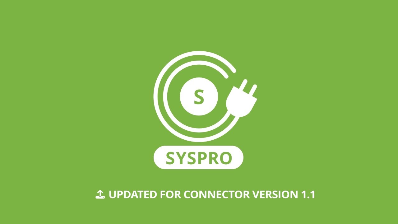 SYSPRO Connector Overview