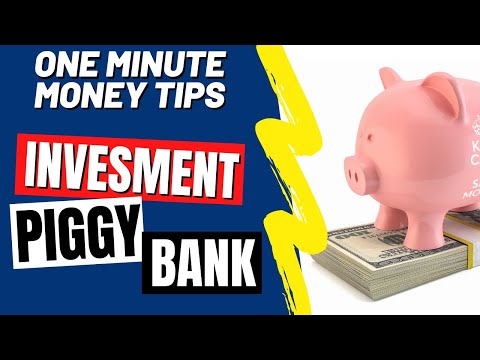 How To Build Your Investment Piggy Bank | One Minute Money Tips | Financial Independence