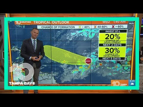 Tracking the Tropics: Tropical Invest 97-L continues to have a low chance for development
