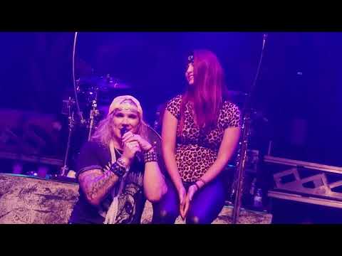 PART 1. Taylor Murphy with Steel Panther- Girl From Oklahoma - Rapids Theater October 4th 2017