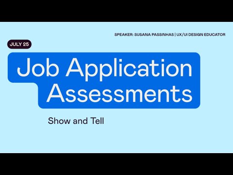 Job Application Assessments: Show and Tell with Designlab Mentor