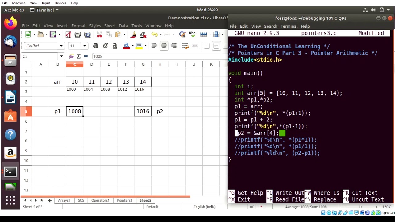 Pointers in C Part 3 - Pointer Arithmetic