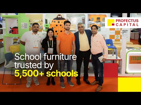 Student-friendly furniture : Mango Institutional Furniture : DIDAC India 2024 : Profectus Capital