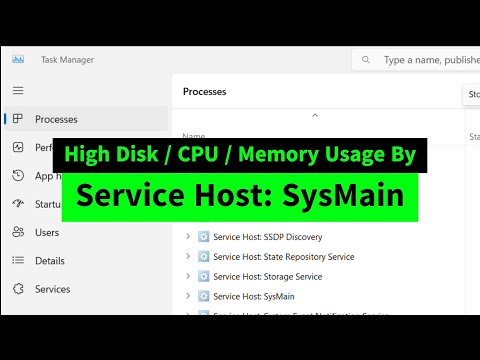 Service Host Sysmain High Disk / CPU / Memory Usage   [Easy FIX]