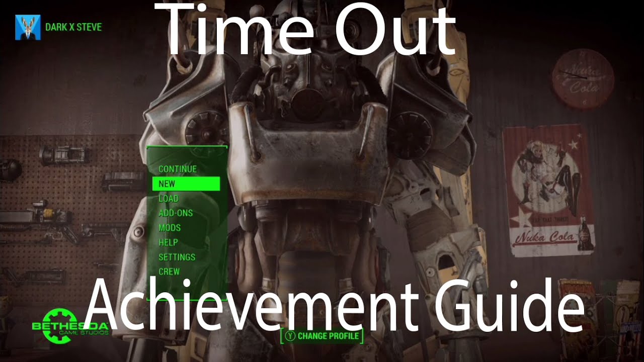 Fallout 4 Contraptions Workshop - Time Out - Achievement Guide