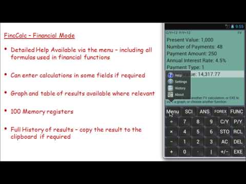 FincCalc - Your mobile financial assistant!