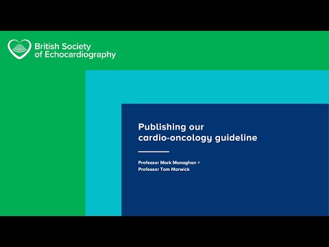 Publishing the cardio-oncology guideline | Professors Mark Monaghan and Tom Marwick