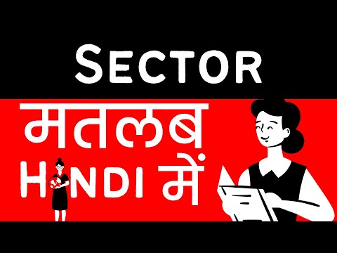 Sector Meaning in Hindi/Urdu | Meaning of Sector | Sector ka matlab? | Sector क्या है?