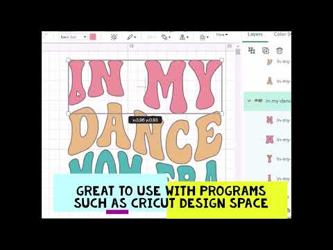 In My Dance Mom Era SVG PNG, Retro Wavy Text Digital Files