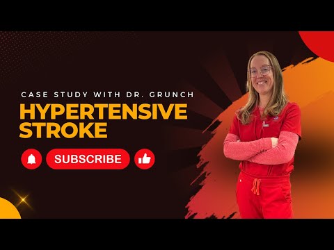 Case study 116 - Hypertensive Stroke - Dr. Grunch, Neurosurgeon, explains the diagnosis & treatment