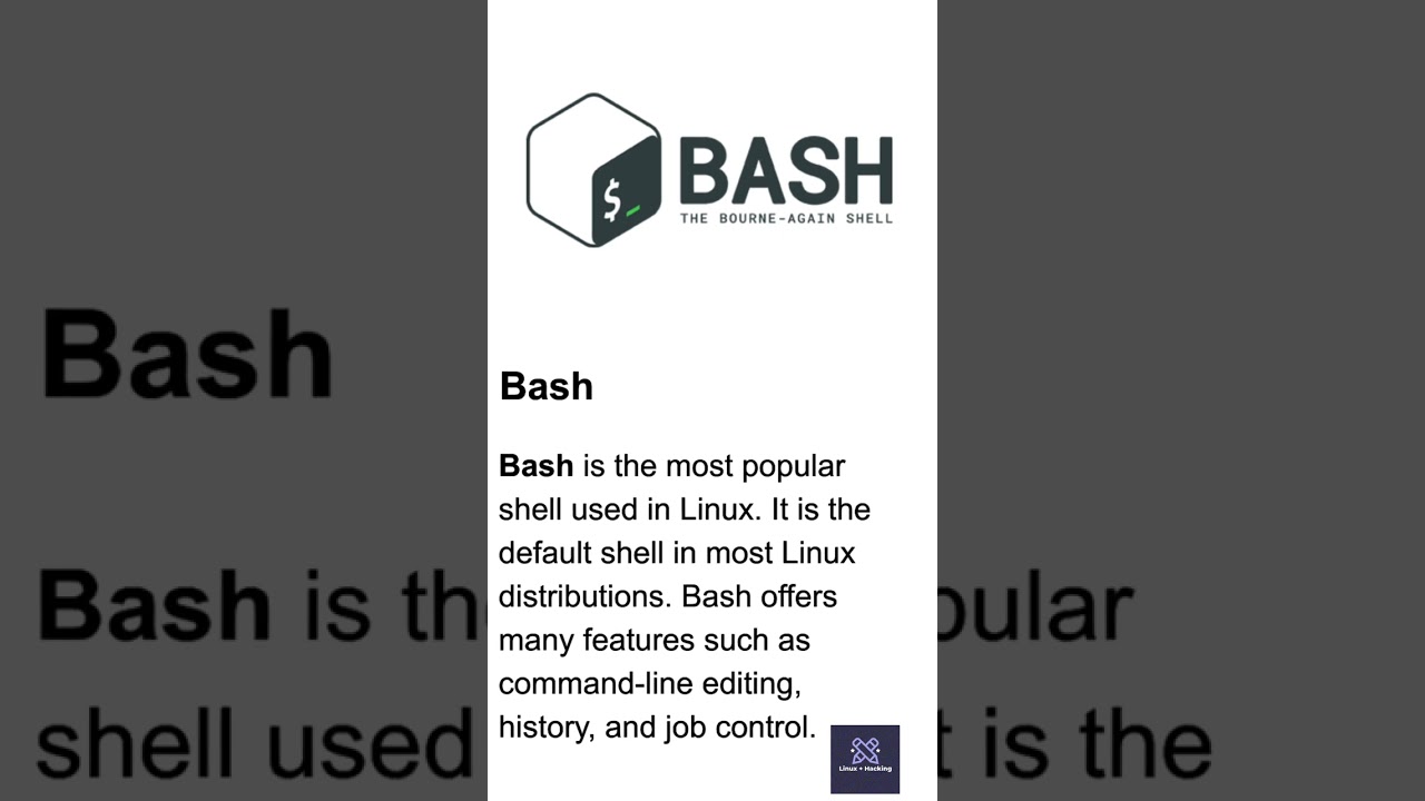 Linux Shell Types Explained in Short!