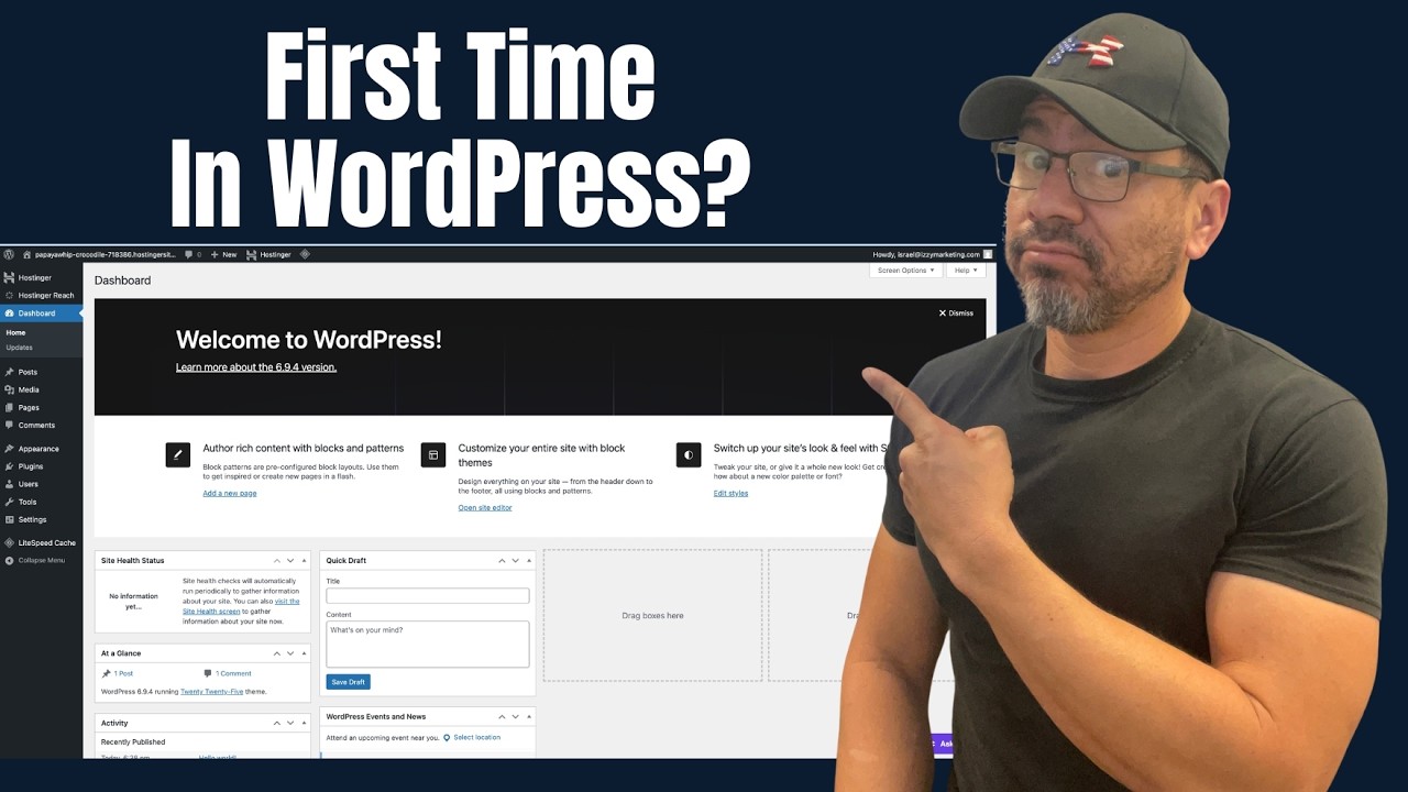 WordPress Dashboard Explained (Super Simple Beginner Guide)
