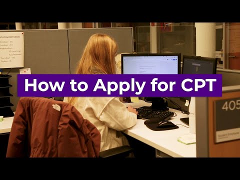 How to apply for CPT