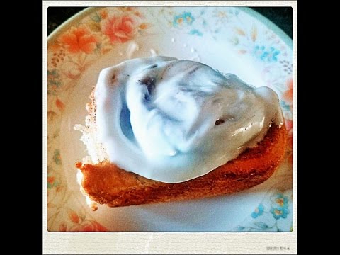 Homemade king cake/ cinnamon rolls and icing