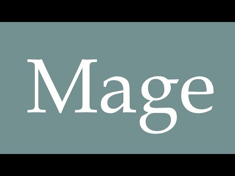 How to Pronounce ''Mage'' Correctly in French