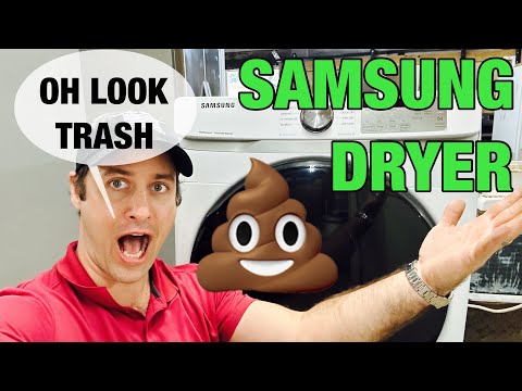 Samsung Dryer Only Heats Sometimes | Quick disassembly & Components Test | DVE45R6100W/A3