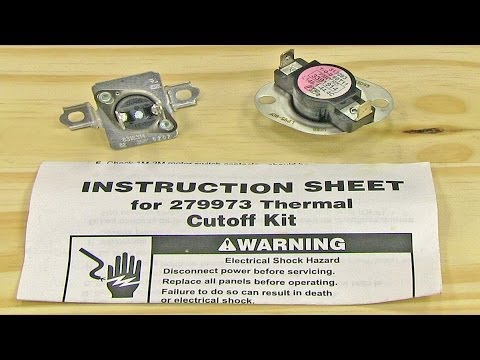 279973 Dryer Thermal Cut Off - PS334387, AP3094323