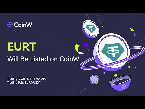 #CoinW will list EUR₮ under the USDT trading pair!