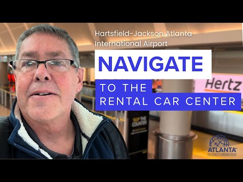 Navigating to the Rental Car Area at Hartsfield-Jackson Atlanta Airport