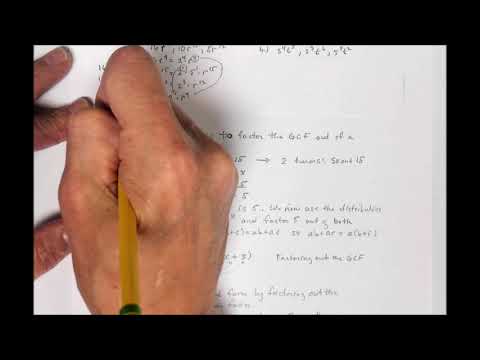 Math 95 5 1 The Greatest Common Factor; Factoring by Grouping