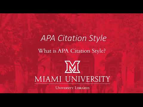 What is APA?