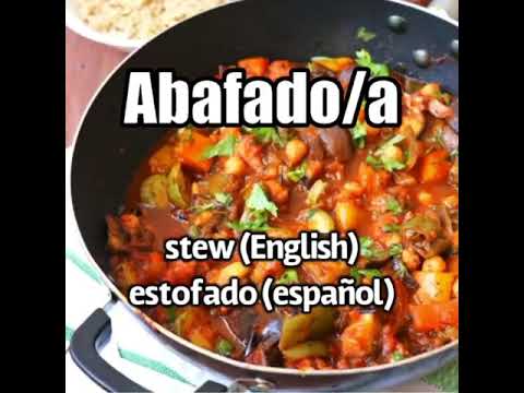 Ladino word: Abafado/a