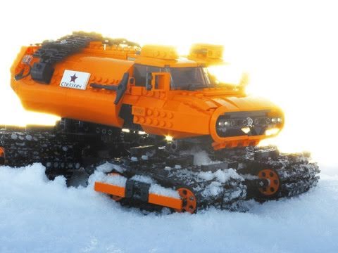 LEGO Snow Vehicle - The Awesomer