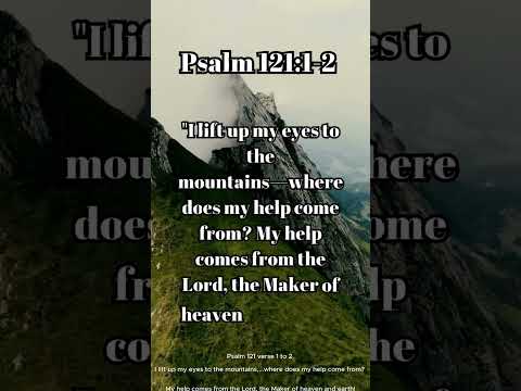 Your Bible Verse for today! Psalm 121:1-2 #shorts #biblical #inspirational #motivational