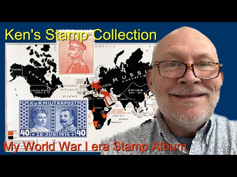 My World War I era Stamp Album
