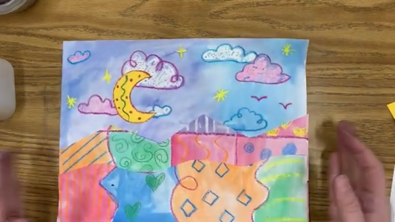 Ambrosino Landscape - 2nd Grade Art Lesson