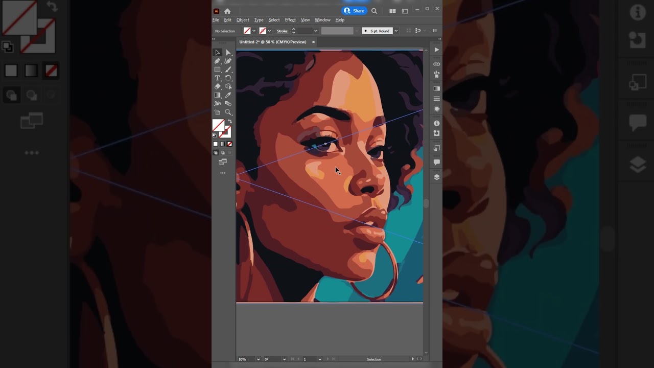 Create Stunning Graphics Using Image Trace in @adobe Illustrator!