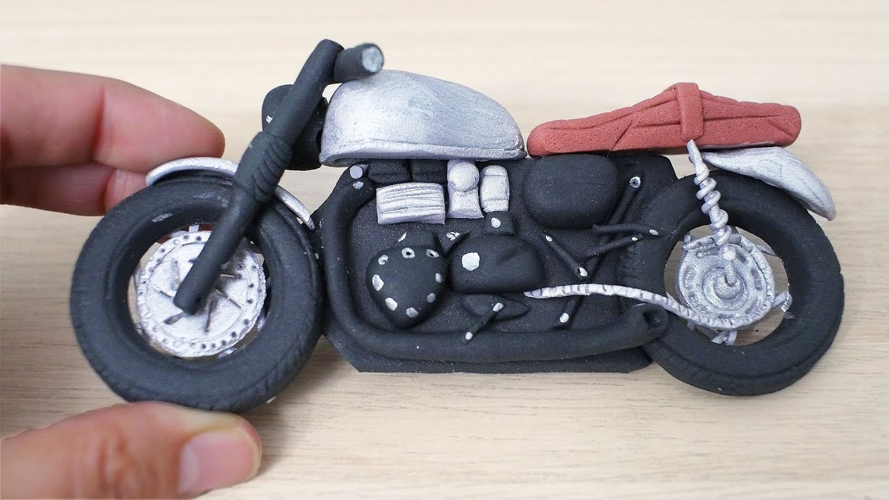 Motorcycle Cake Topper Tutorial - How to Make a Motorcycle Topper