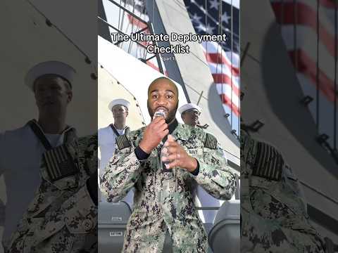 Everything that you need to bring on deployment in the Navy (part 1)
