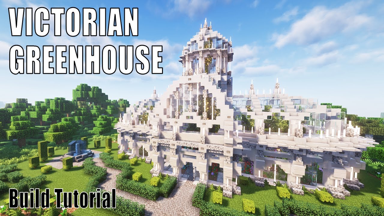 Minecraft Victorian Greenhouse | Grand Enchanted Build Tutorial ...