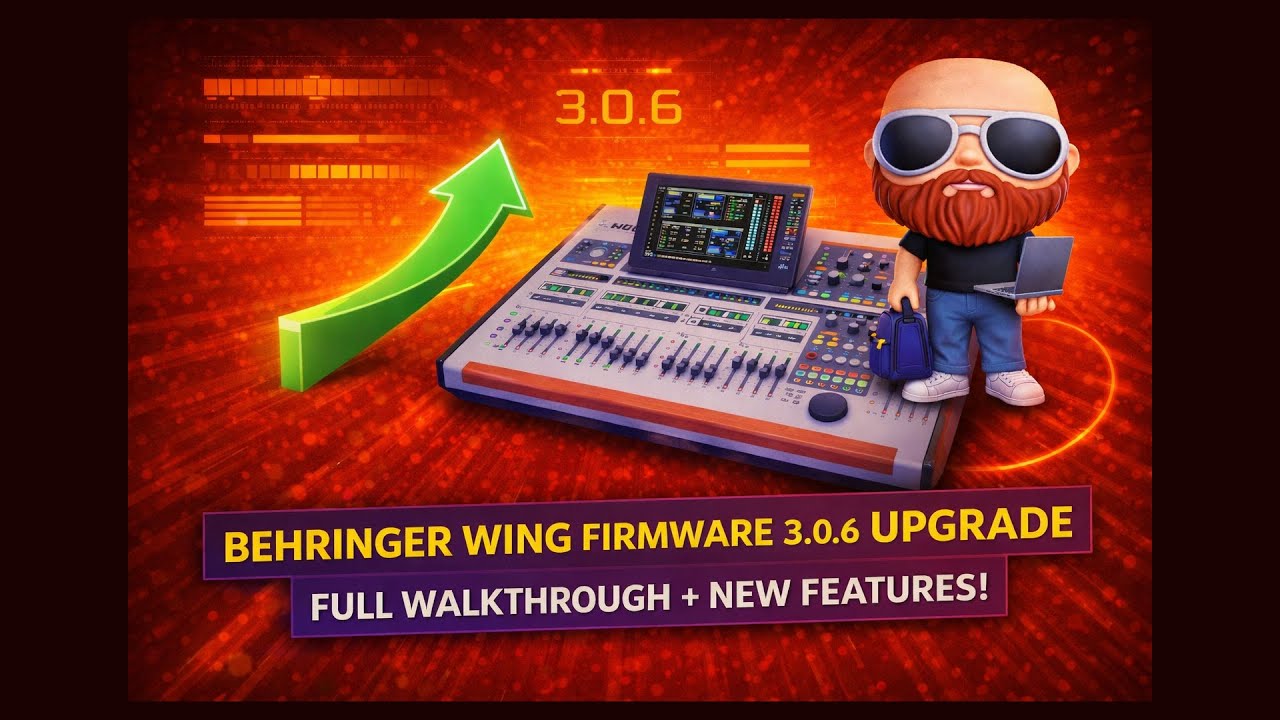 Behringer Wing Firmware 3.0.6 Upgrade – Full Walkthrough + New Features!