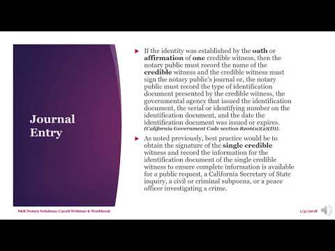 California Notary Public Course Chapter 2 Part B Section 2