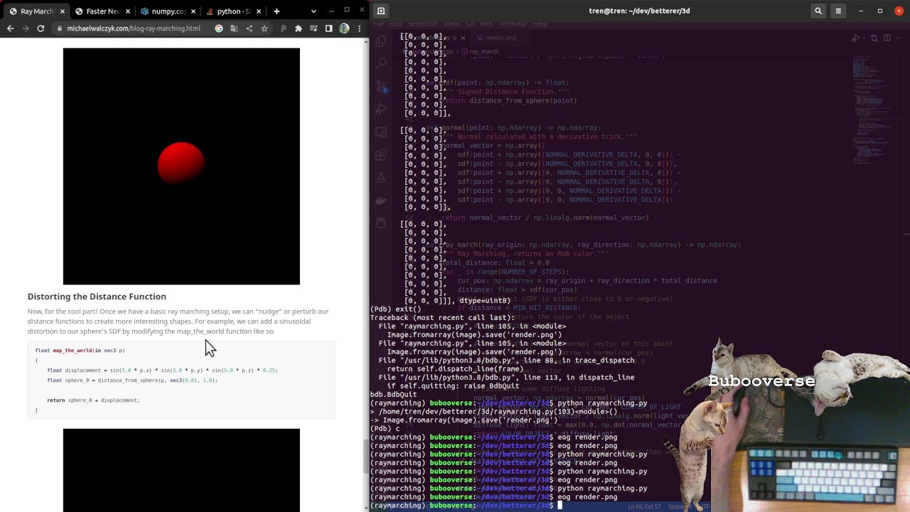 Ray Marching: Rendering with Python