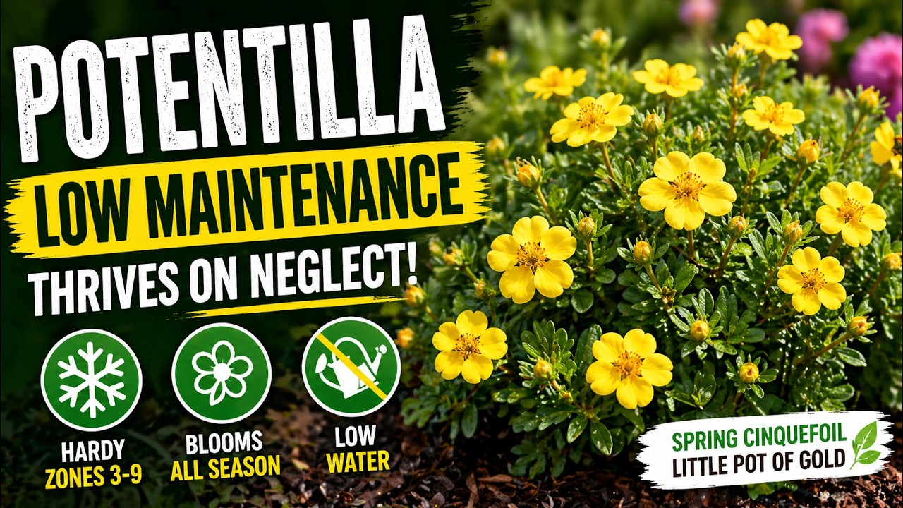 Potentilla: The EASIEST Low-Maintenance Shrub You’ll Ever Plant