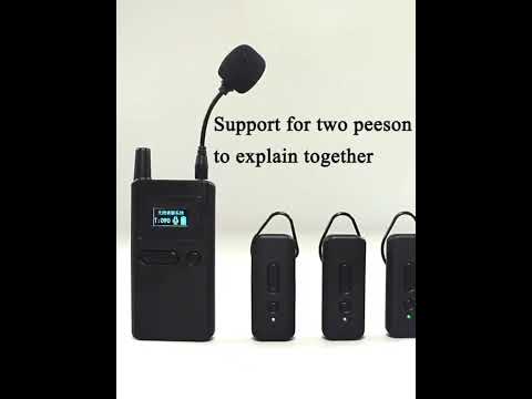 JM201讲解器 主图 视频,Audio Guide Systems Wireless Tour Guide System Wireless