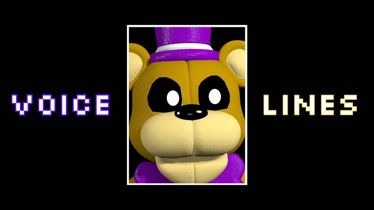 (FNAF/SFM) Fredbear Plush as Teddy From Among The Sleep