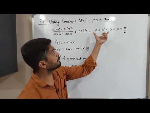 Cauchy's Mean Value Theorem | Example
