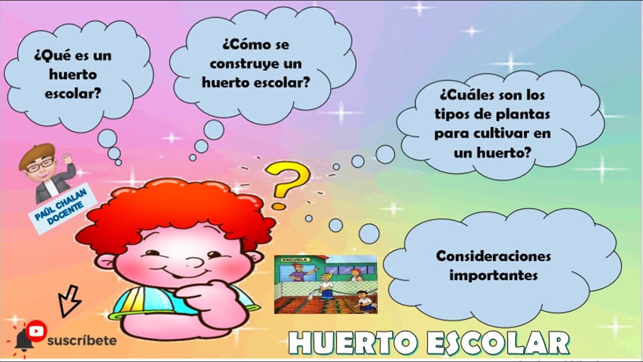 HUERTO ESCOLAR PRESENTACIÓN