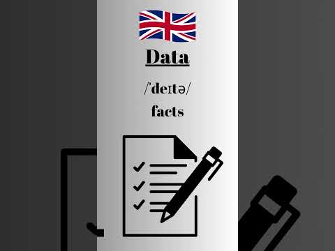 How to Pronounce Data in English British Accent #learnenglish #learnenglishtogether