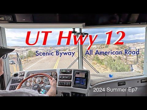 Utah's Hwy 12 SCENIC BYWAY "All American Road" Bryce Canyon to Single Tree CG - 2024 Summer Ep7 4K