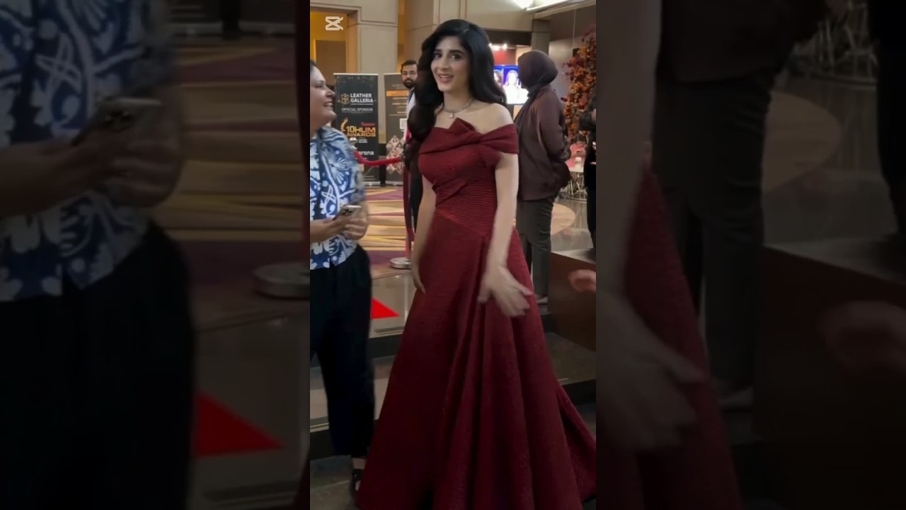 Mawra Hussain look like a princess at 10th hum award #viralshort #actress #humawardshow
