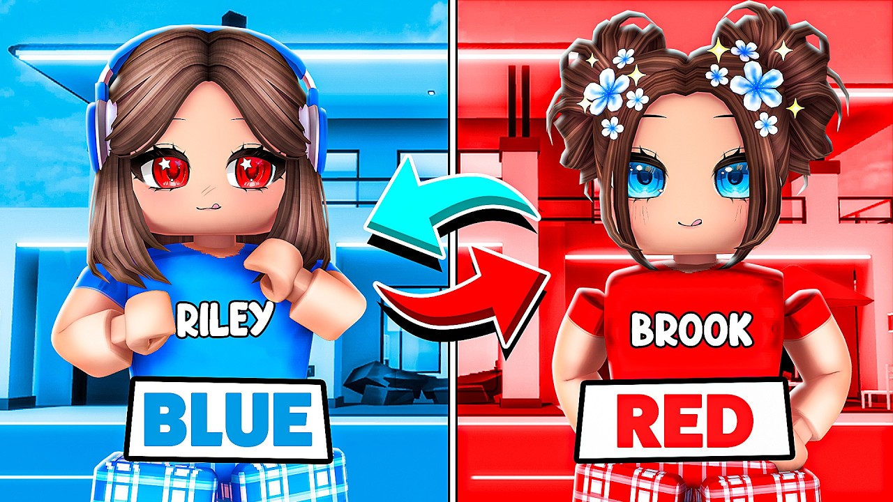 SWAPPING COLORS With My SISTER IN BROOKHAVEN!!