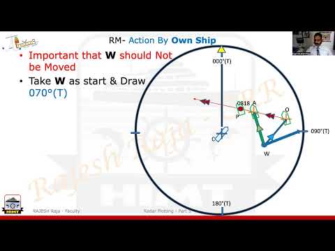 71. Radar Plot Concept -Part5 - Phase 2 Chief Mate MMD DG Exam ROC Course - 28Fen24