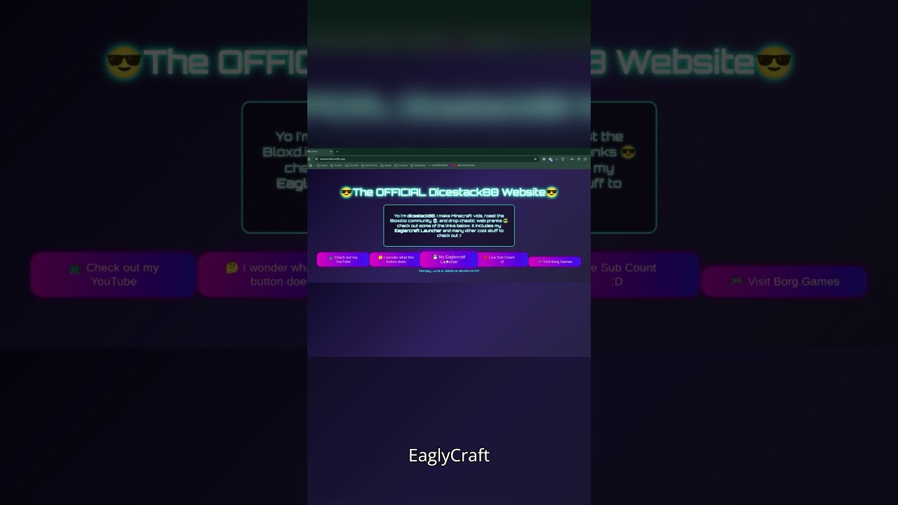 How to get the BEST EAGLERCRAFT LAUNCHER! (use dicestack88.github.io) #shorts #eaglercraft