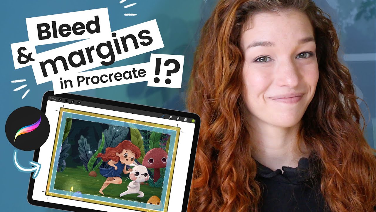 How To Format Files For Printing (Children's Books & more) • BLEED & MARGINS in PROCREATE!